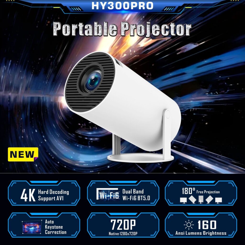 HY300 Pro Portable Home Theater Projector – trennding world
